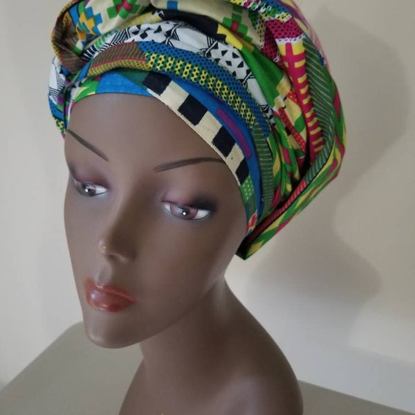 Kente Head Wrap - Etsy