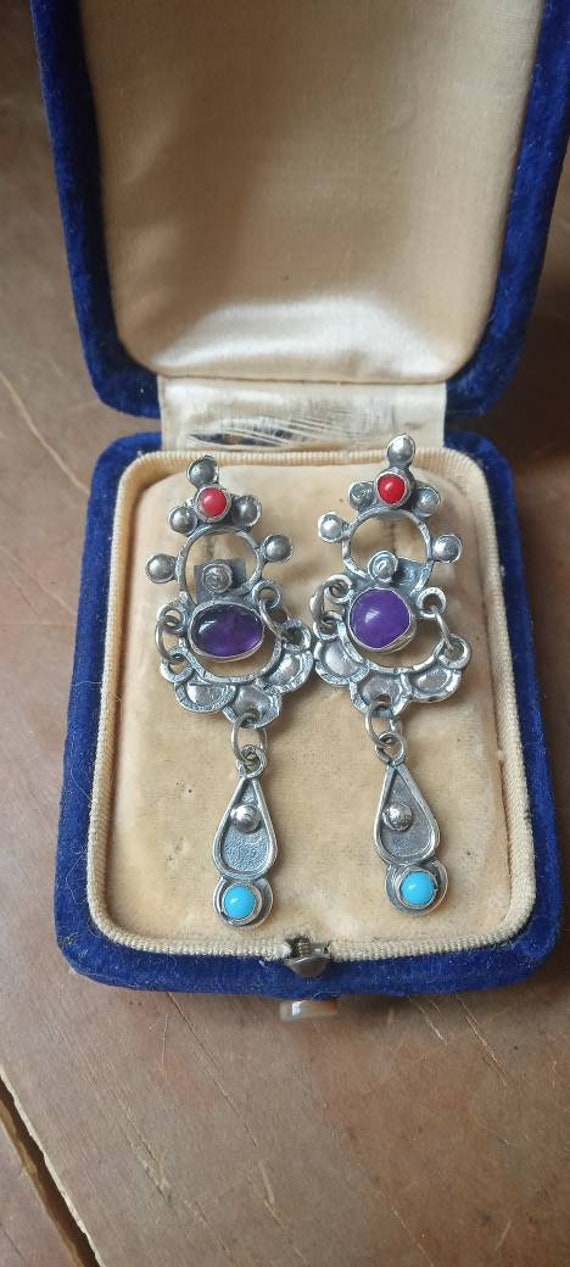 Vintage Mexicano Plata de Ley MATL Estilo Amatista co… - Gem