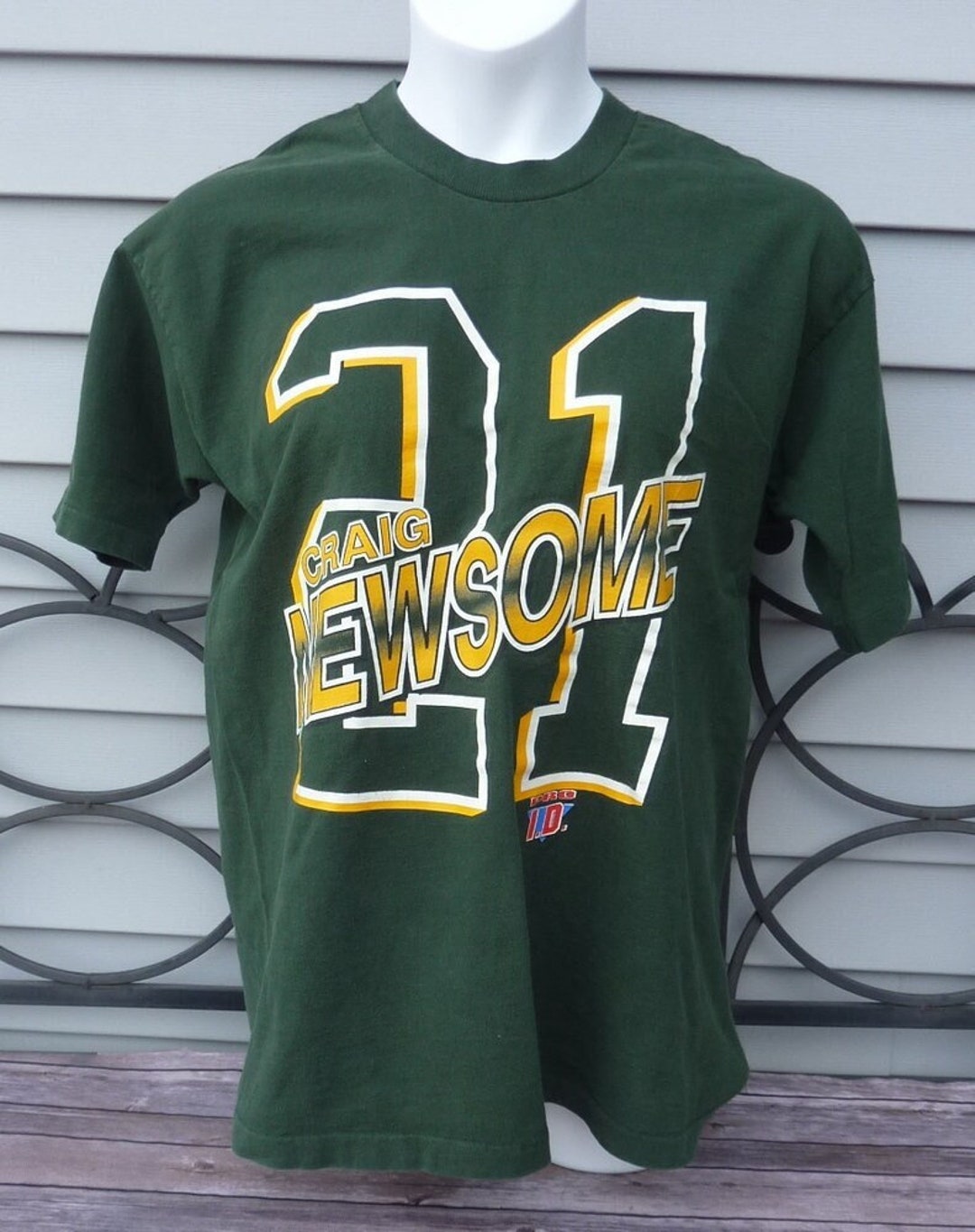 Vintage Green Bay Packers Craig Newsome T Shirt Tee Shirt Football 100% ...