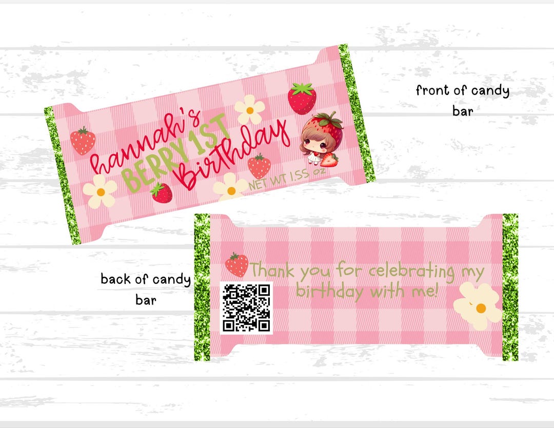 Personalized Party Favors, Happy Birthday, Custom Birthday Chocolate ...