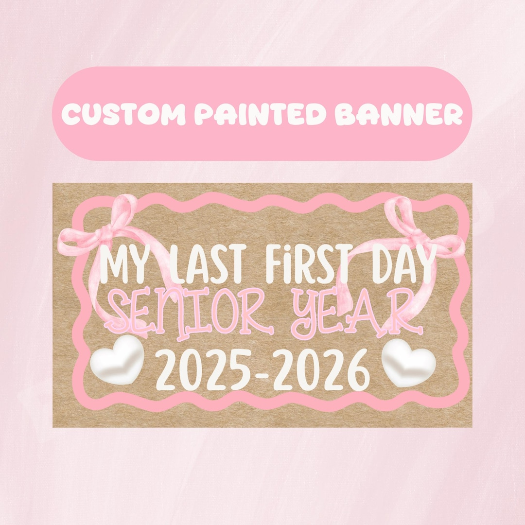 Personalized Painted Banner, Custom Back to School Sign, Custom Party ...