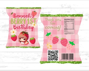 Personalized Party Favors, Happy Birthday, Custom Birthday Chip Bags ...