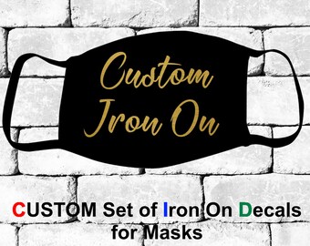 Custom Iron on Logo | Etsy