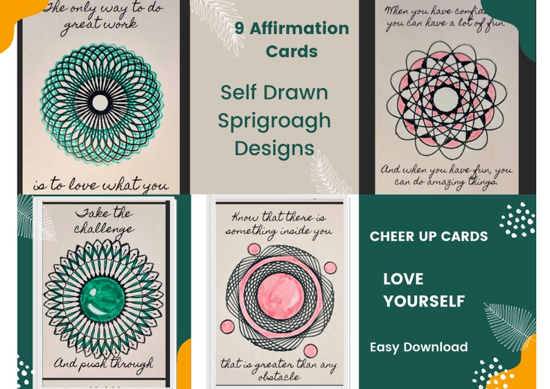 9 Printable Positive Affirmation Cards Affirmation Cards for - Etsy