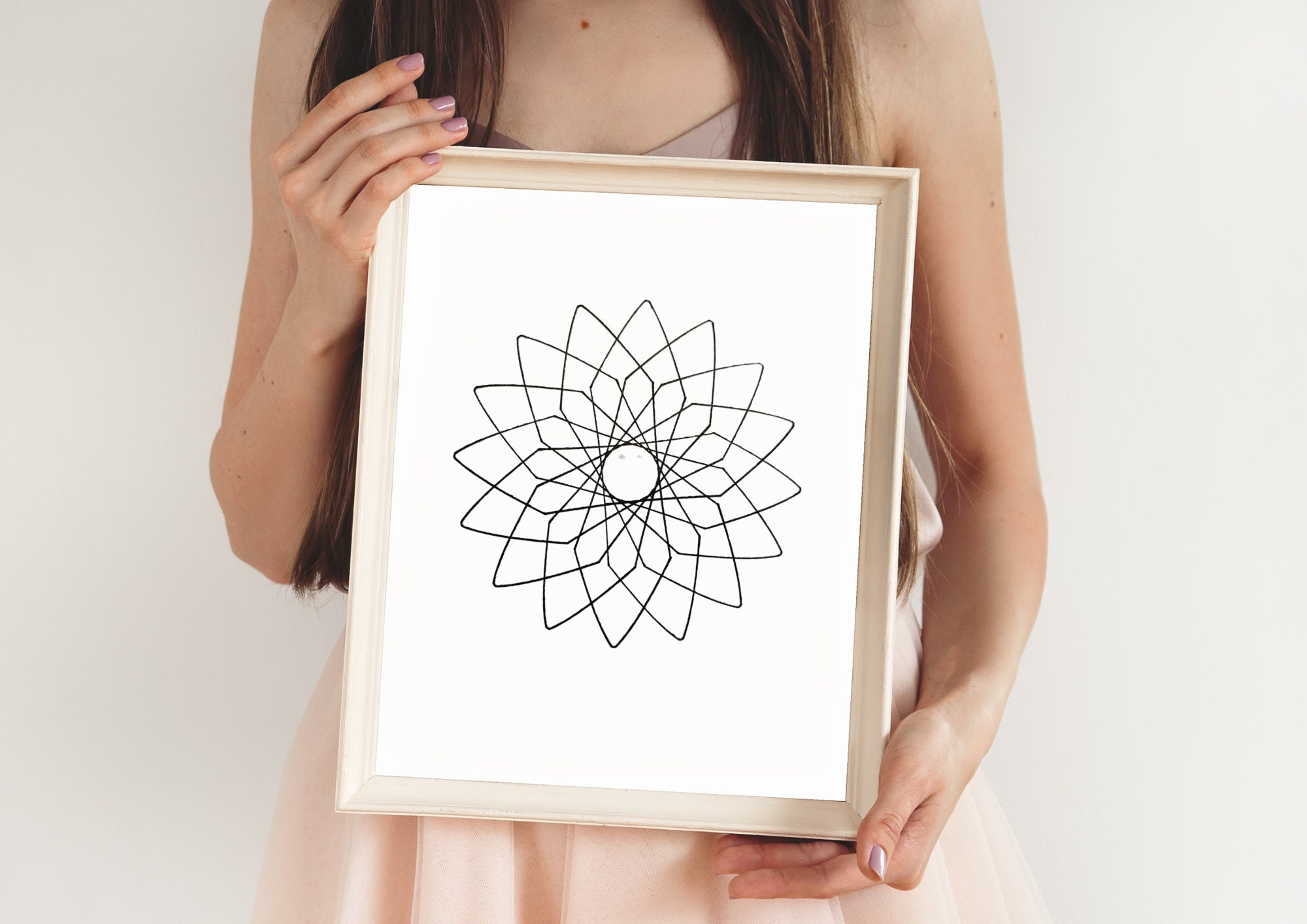 Handdrawn Spirograph Bundle Print Out Colour It Print on T-shirt or Cup ...