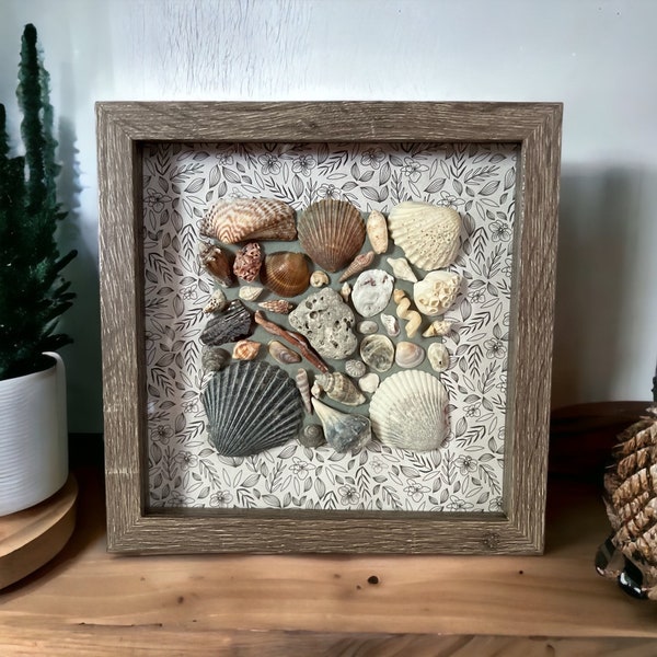 Shell Art Shadow Box - Etsy