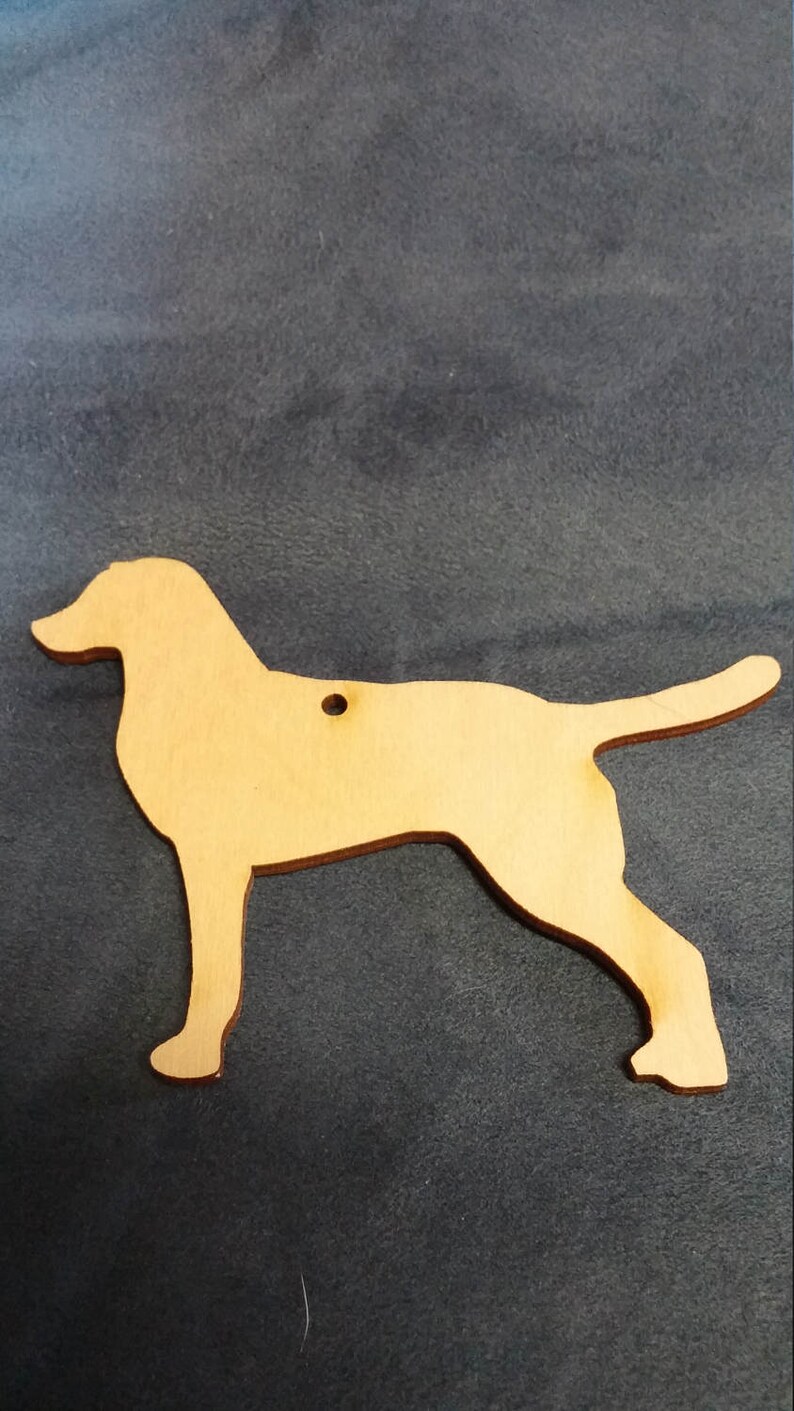 Pointer Dog Ornament Custom Cutout Wood - Etsy