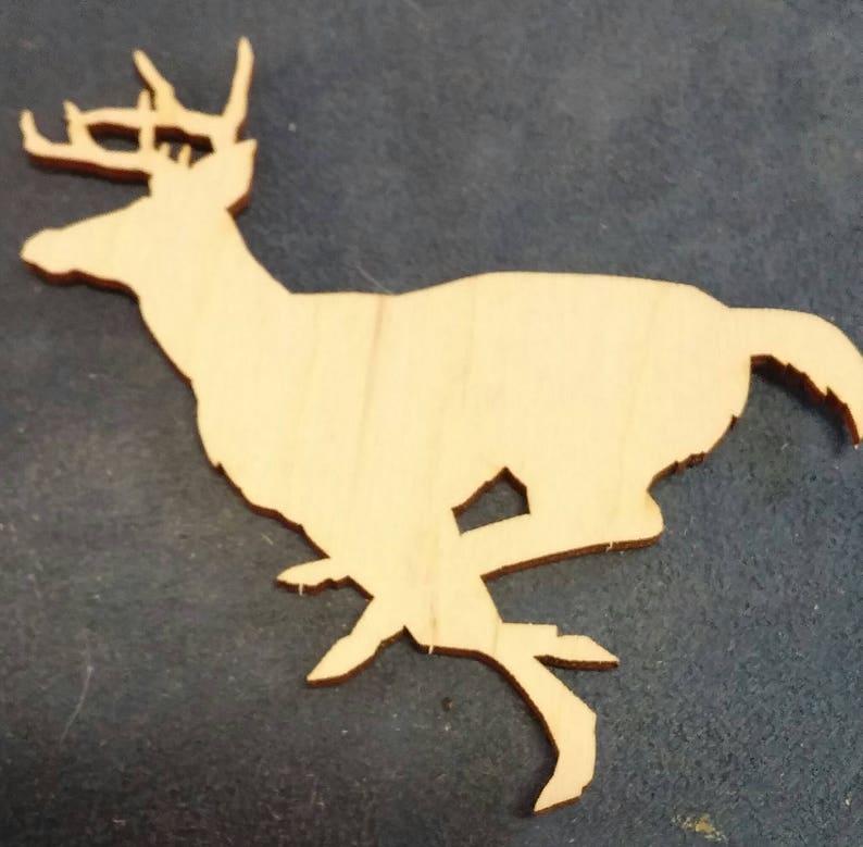 Buck Deer Wood Cutout Painting - Etsy