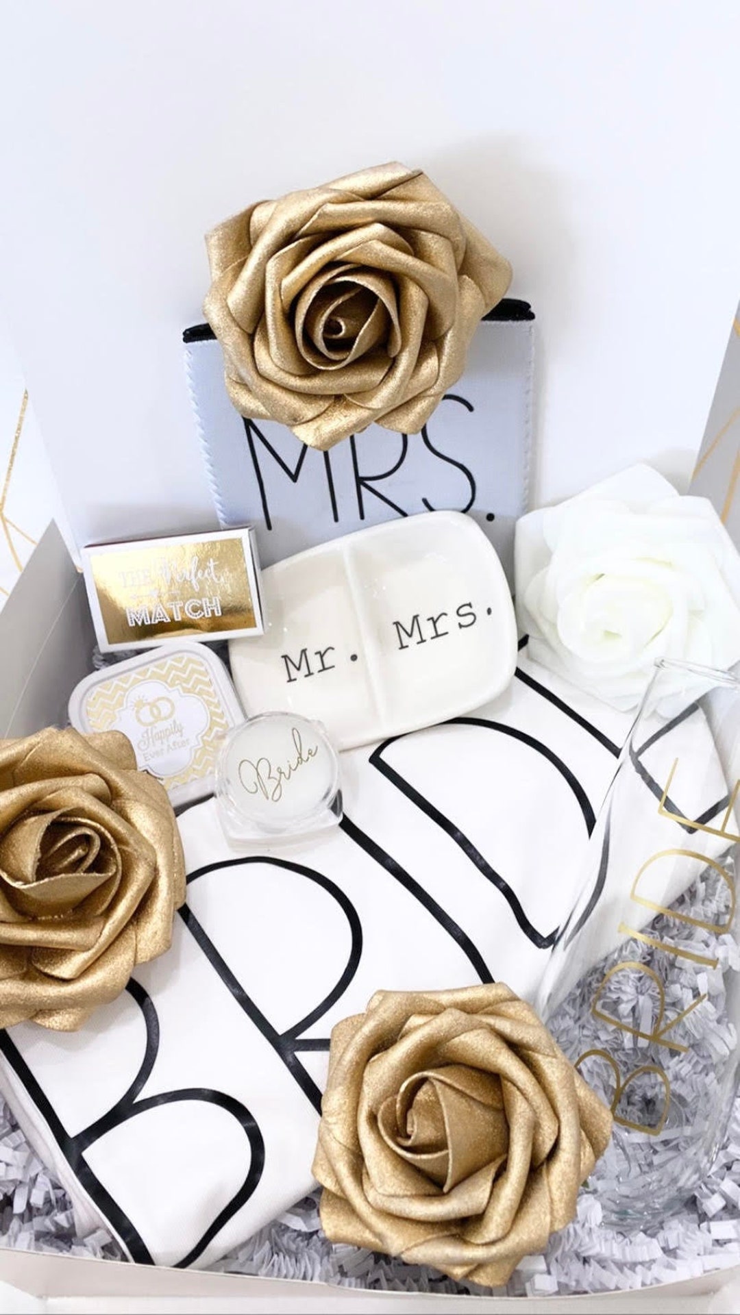 Bride to Be Bridal Engagement Gift Basket Present, Bride Gift, Bridal ...