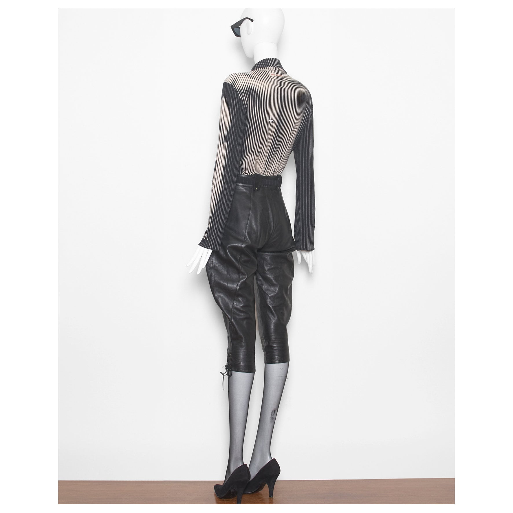 Iconic Vintage 1996 Morph Muscle Op Art Torso JEAN PAUL GAULTIER Trompe ...