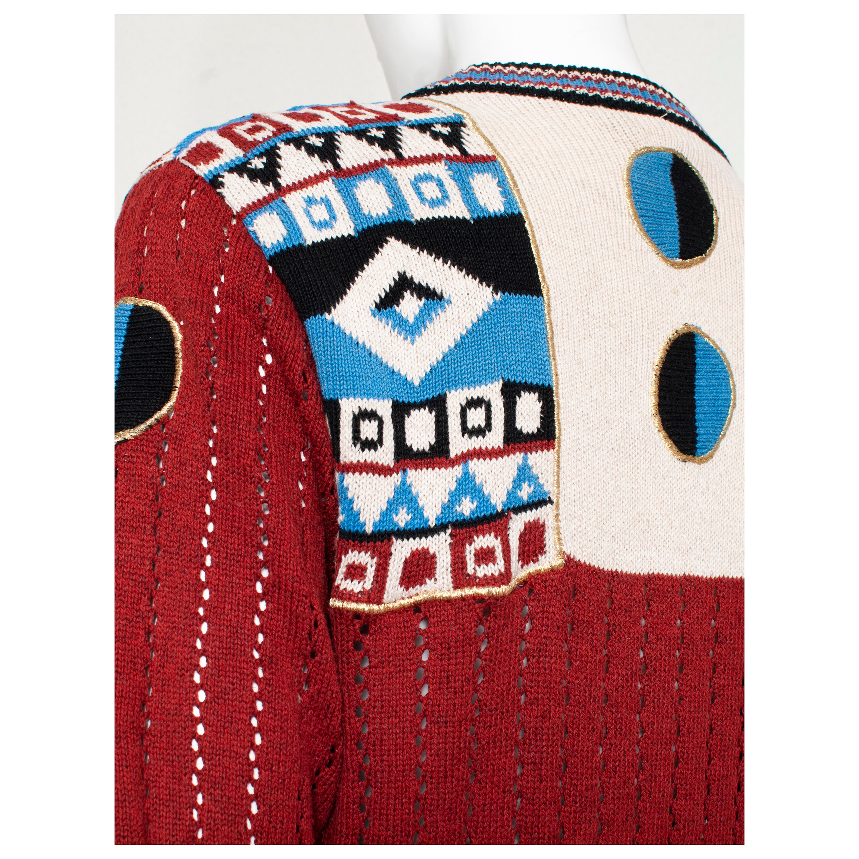 Rare Vintage Late 70s Aztec Ajour Knit KANSAI YAMAMOTO - Etsy
