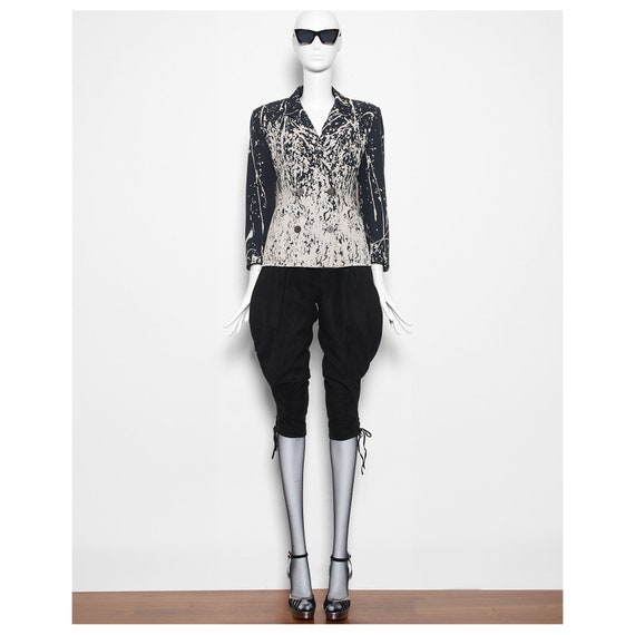 Iconic vintage 1991 bleach splatter pollock JEAN PAUL… - Gem