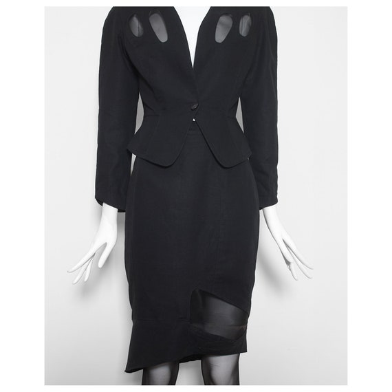 Iconic vintage 1997 black goddess THIERRY MUGLER ins… - Gem