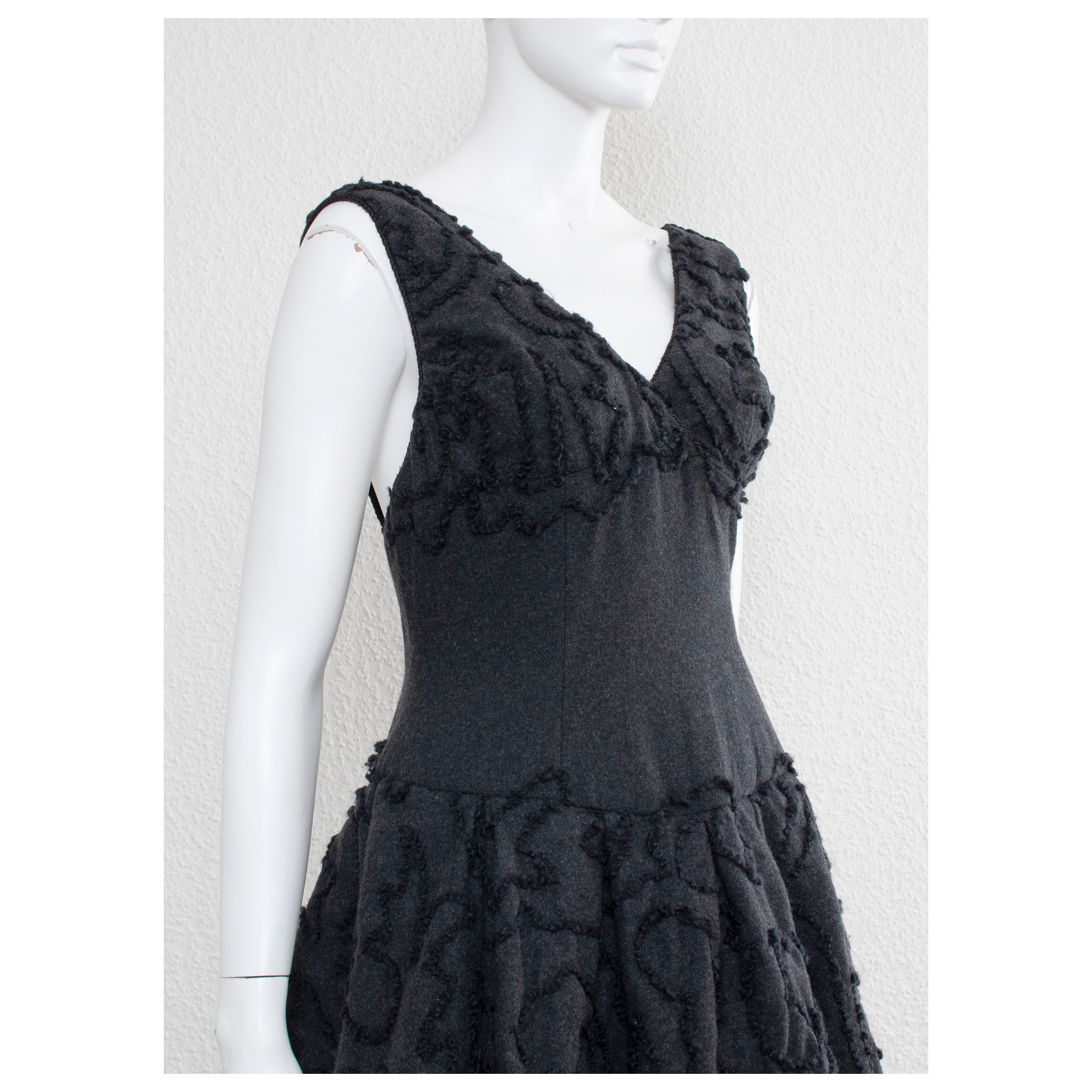 Rare Vintage 1970s Spanish Style Frank Govers Couture Cocktail Dress ...