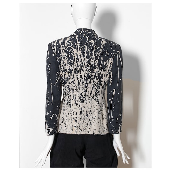 Iconic vintage 1991 bleach splatter pollock JEAN PAUL… - Gem