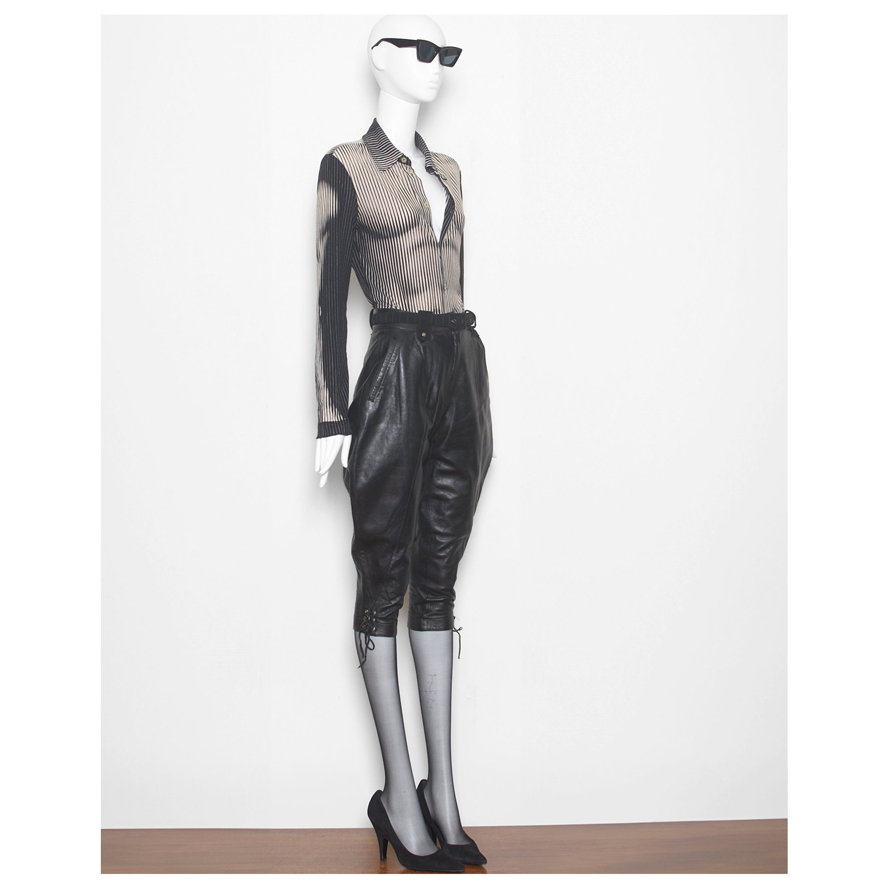 Iconic Vintage 1996 Morph Muscle Op Art Torso JEAN PAUL GAULTIER Trompe ...