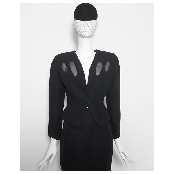 Iconic vintage 1997 black goddess THIERRY MUGLER ins… - Gem