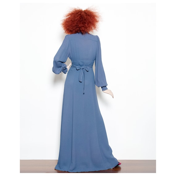 Vintage 1970s Ossie Clark Lavender Wrap Dress: Slinky… - Gem