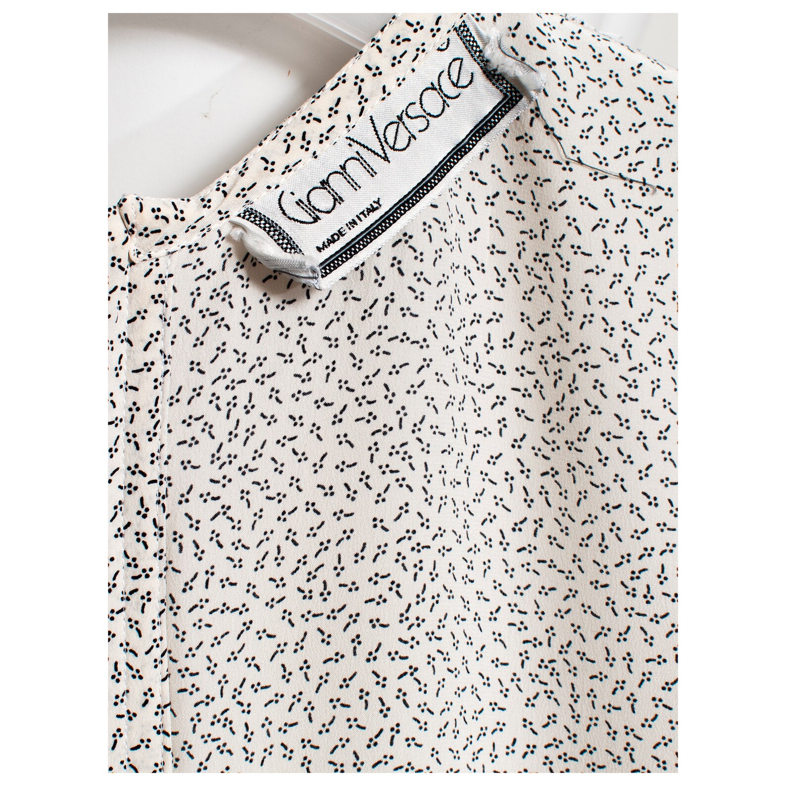 Rare Vintage Early 1980s Silk Gianni Versace Avant-garde Shirt Dress - Etsy