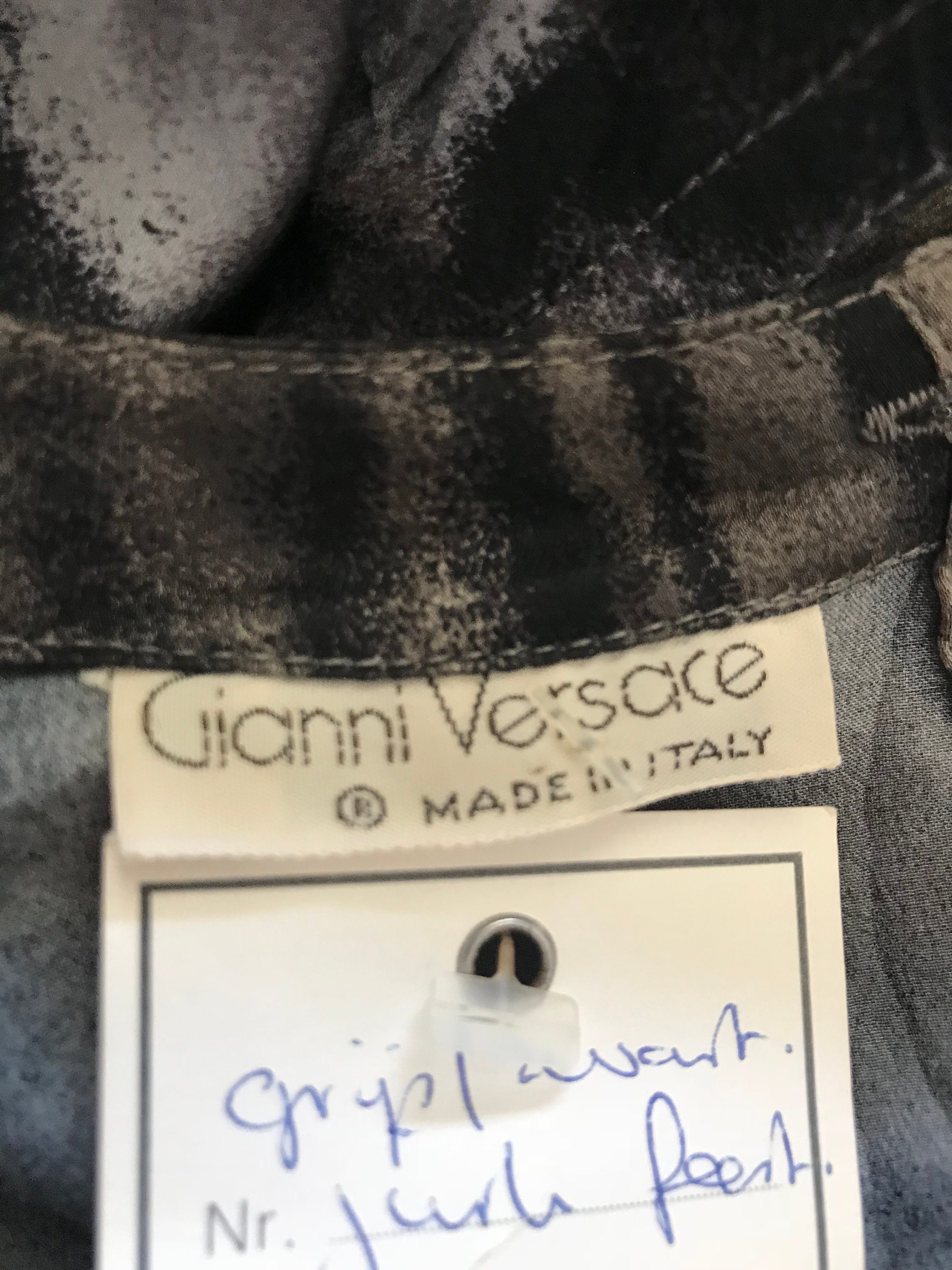 Rare Vintage Early 1980s Silk Gianni Versace Avant-garde - Etsy