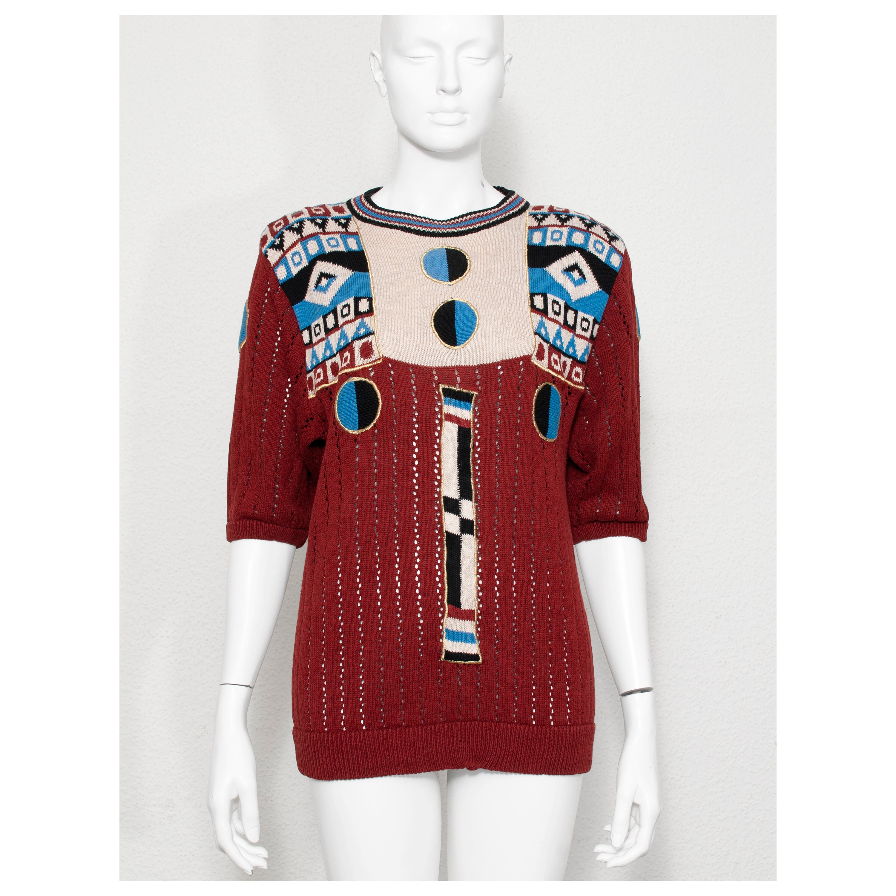 Rare Vintage Late 70s Aztec Ajour Knit KANSAI YAMAMOTO - Etsy