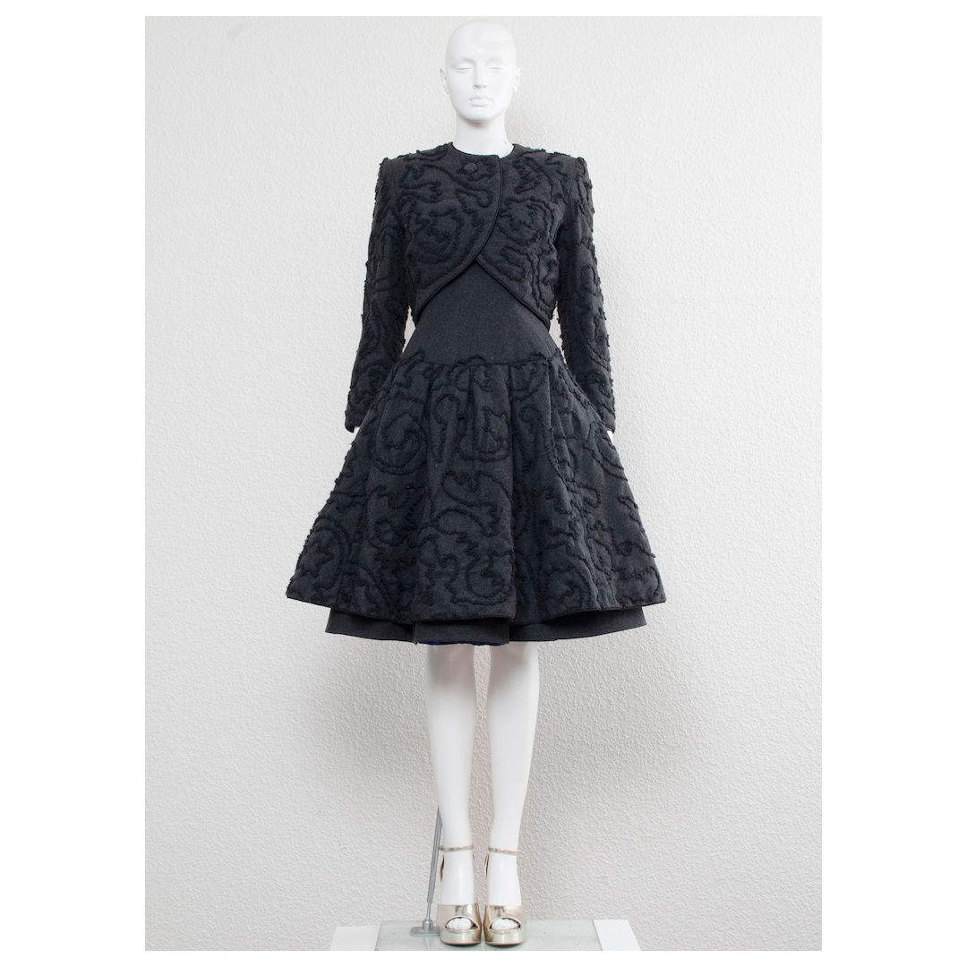 Rare Vintage 1970s Spanish Style Frank Govers Couture Cocktail Dress ...