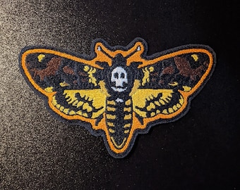 Huge Death's Head Hawk Moth Jacket Back Iron on Patch - Etsy