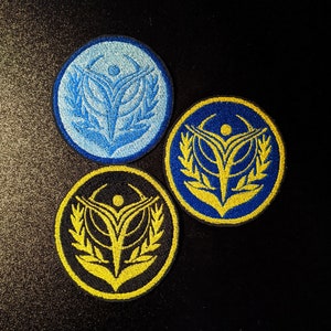 Gundam Earth Federation Crest Logo Sew on Embroidered Patch - Etsy