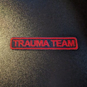 Cyberpunk 2077 Trauma Team Text Logo Sew on Embroidered Patch - Etsy
