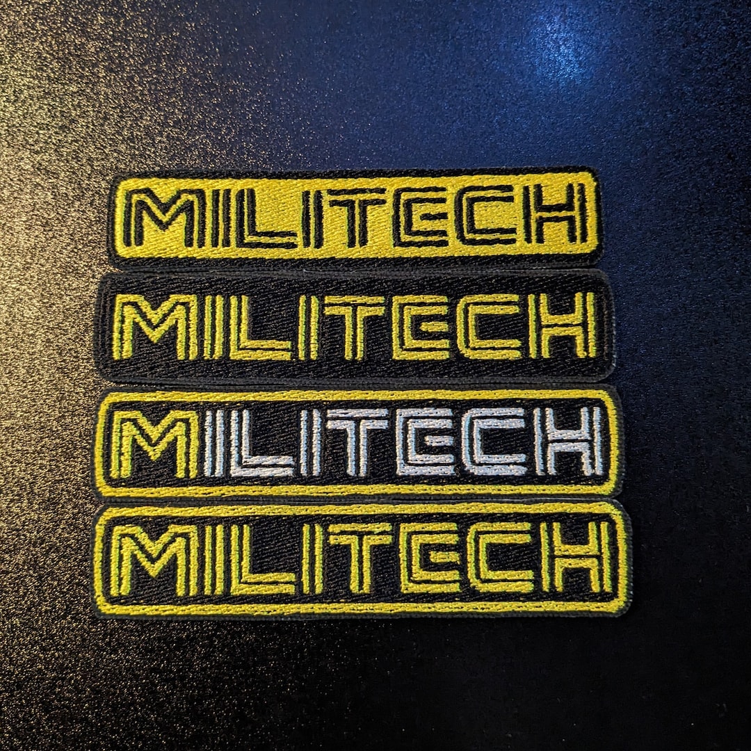 Cyberpunk 2077 Militech Text Logo Sew on Embroidered Patch - Etsy