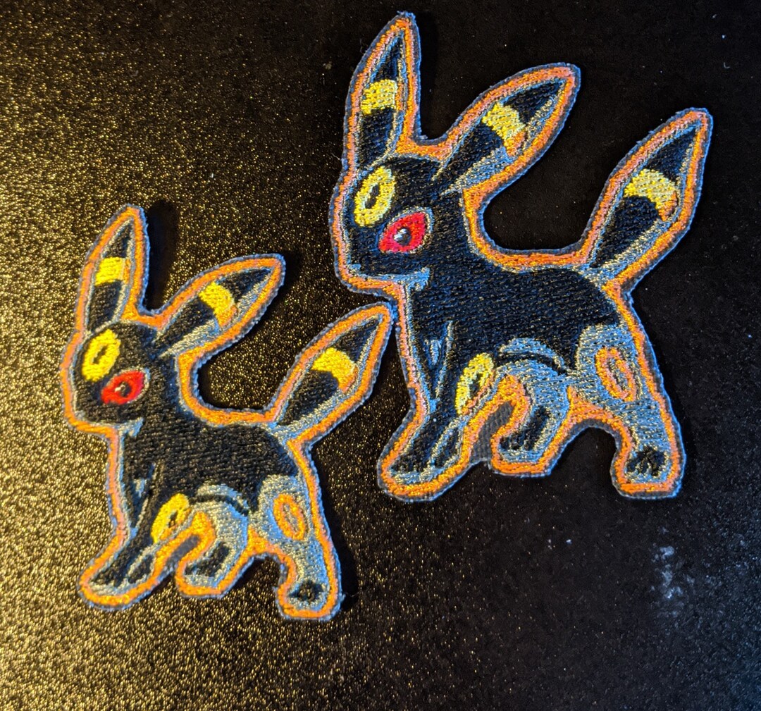 Pokemon Umbreon Embroidered Sew on Patch - Etsy