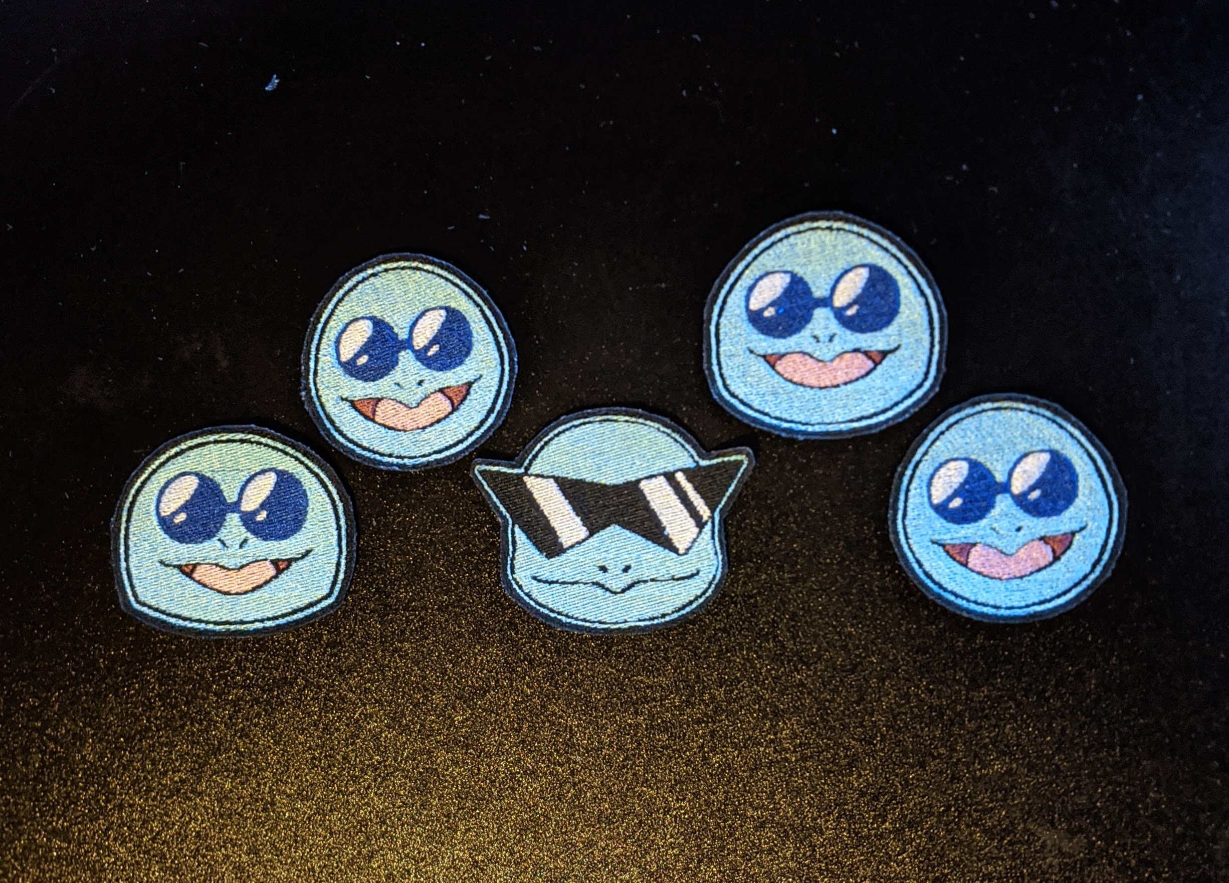Squirtle Squad Sew on Embroidered Patches - Etsy