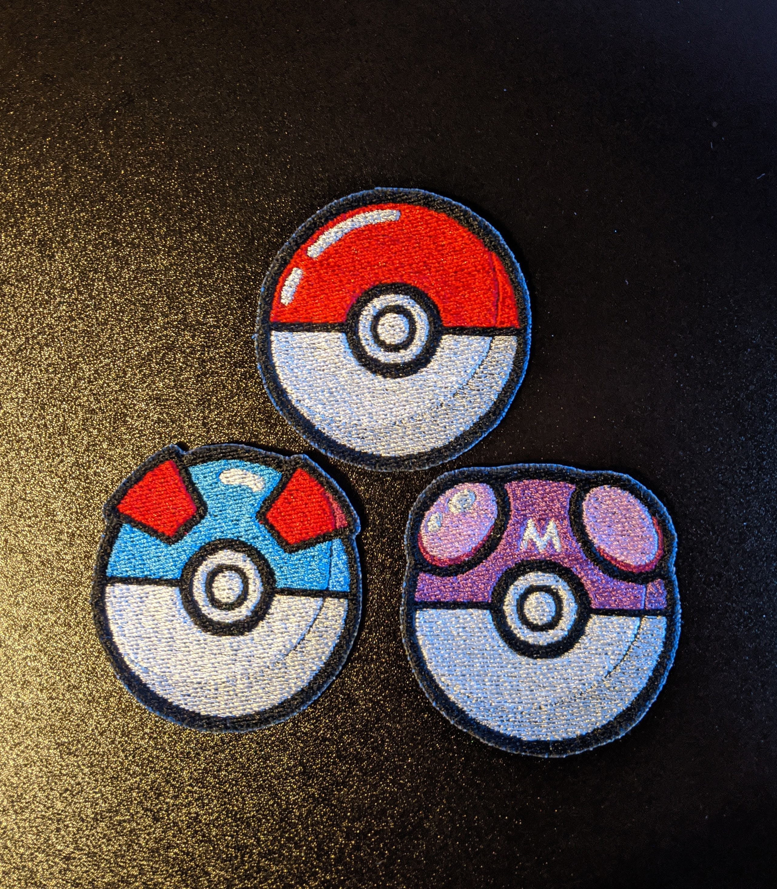 Pokemon Pokeballs Embroidered Sew on Patches - Etsy