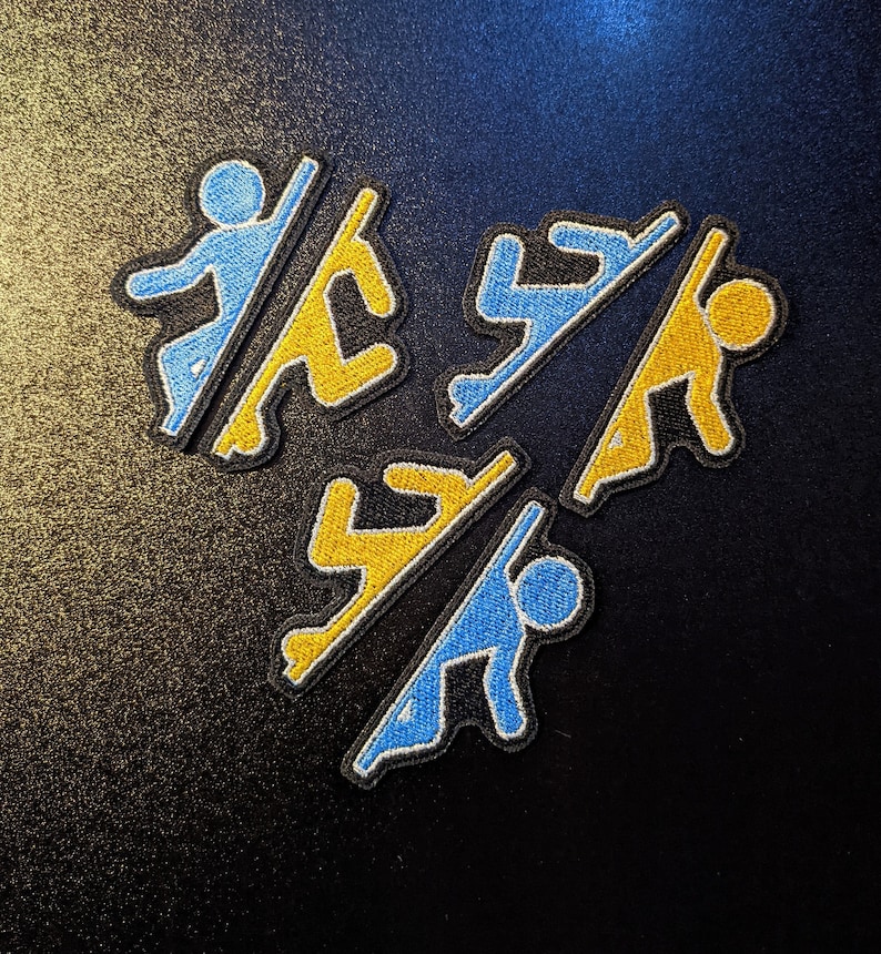 Portal Game Logo Sew on Embroidered Patch Set - Etsy