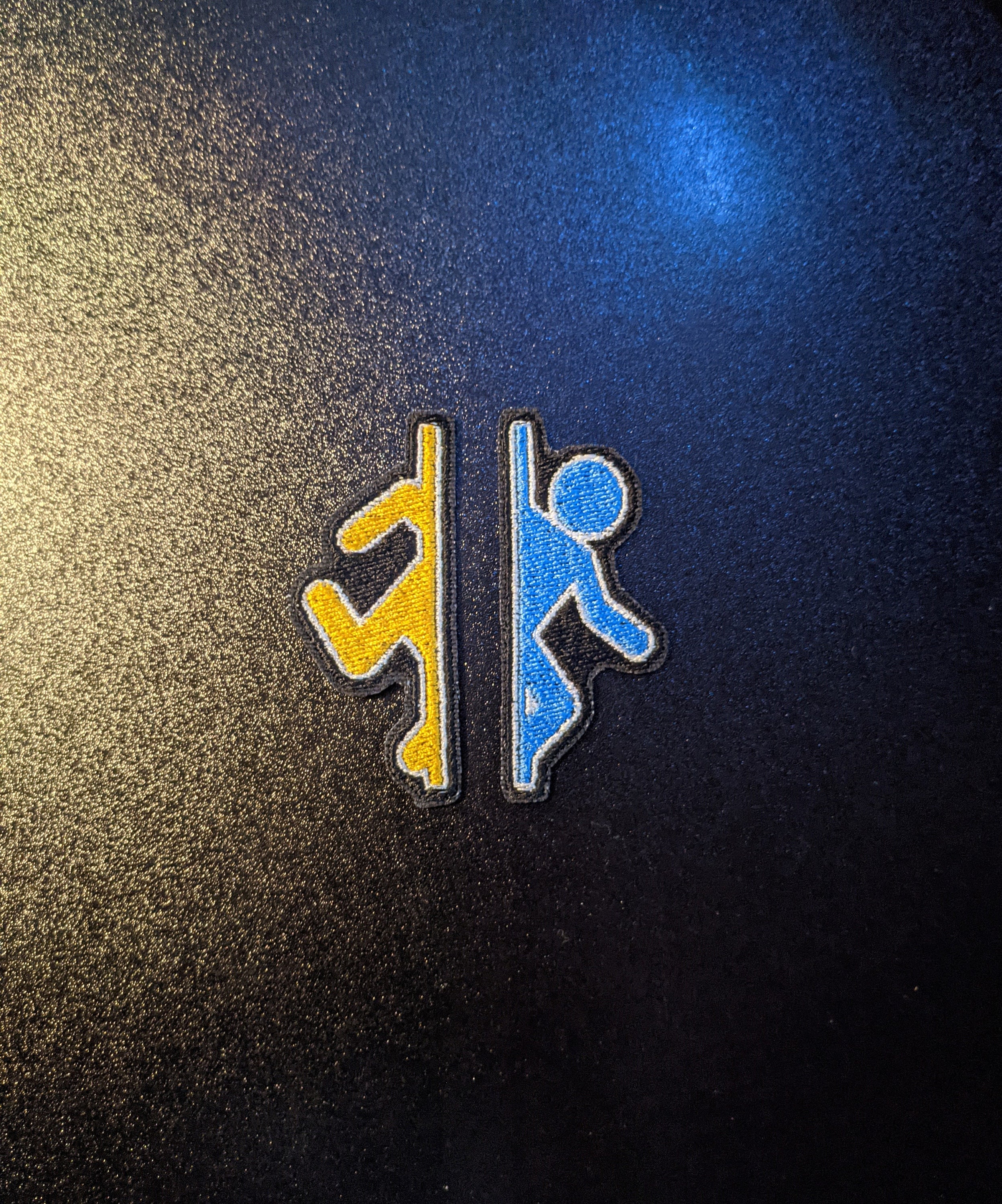 Portal Game Logo Sew on Embroidered Patch Set - Etsy