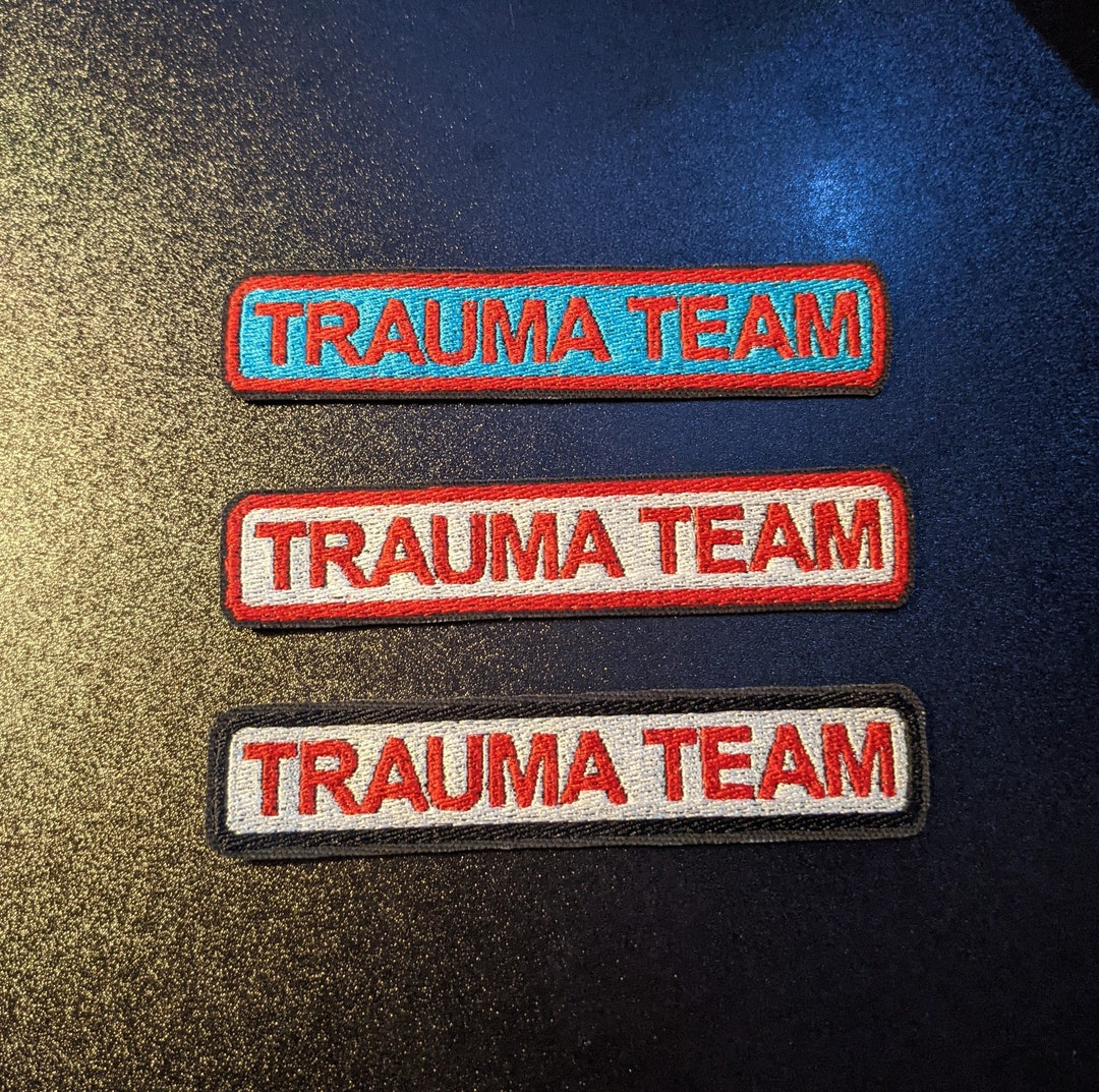 Cyberpunk 2077 Trauma Team Text Logo Sew on Embroidered Patch - Etsy