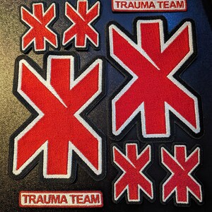 Cyberpunk 2077 Trauma Team Logo Sew on Embroidered Patch - Etsy