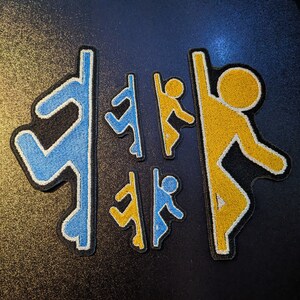 Portal Game Logo Sew on Embroidered Patch Set - Etsy