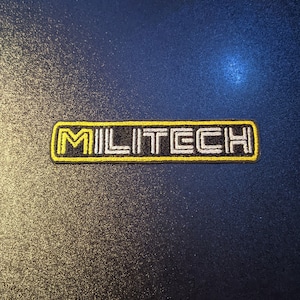 Cyberpunk 2077 Militech Text Logo Sew on Embroidered Patch - Etsy