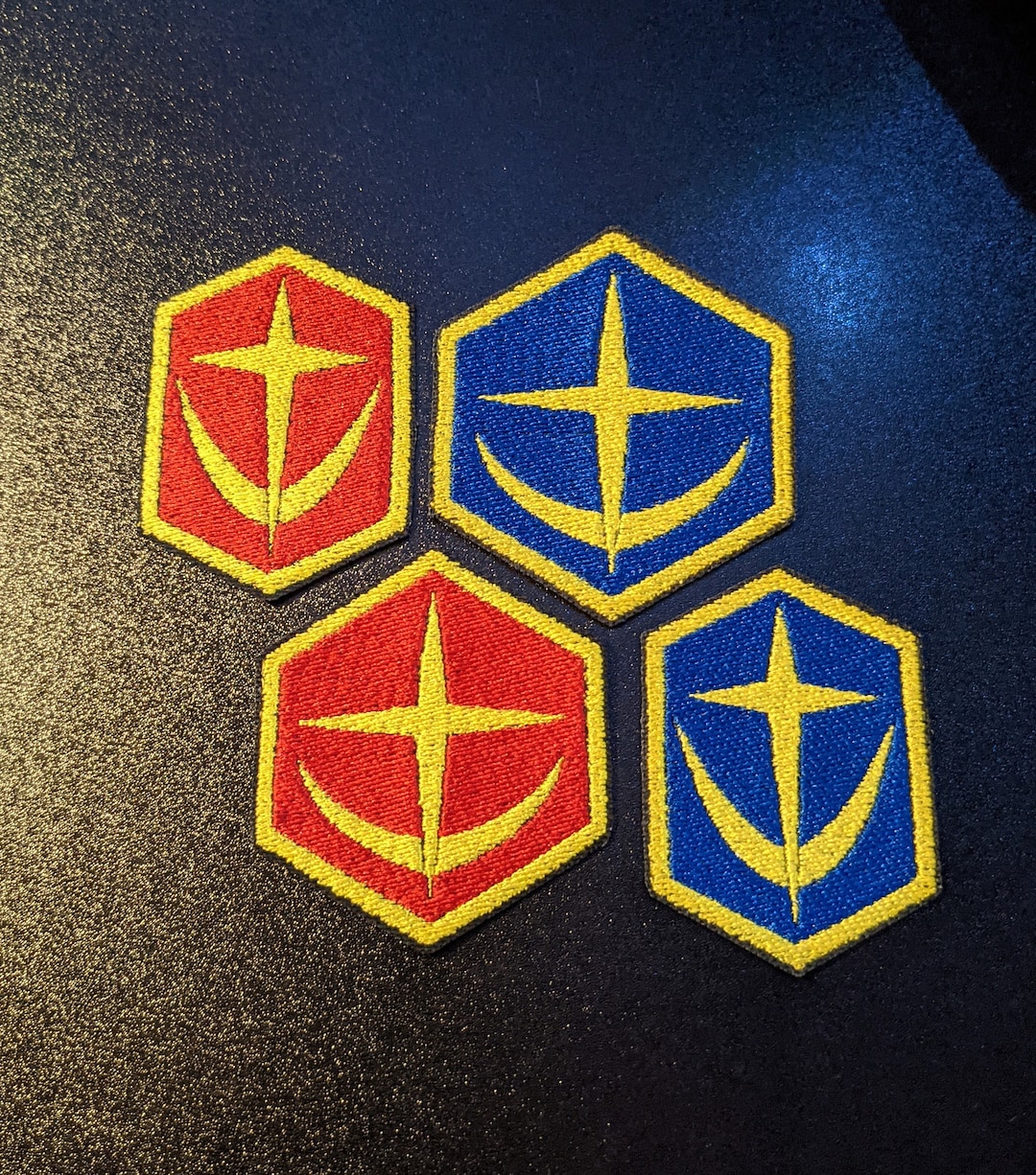 Gundam EFSF Earth Federation Space Force Logo Embroidered Sew on Patch ...