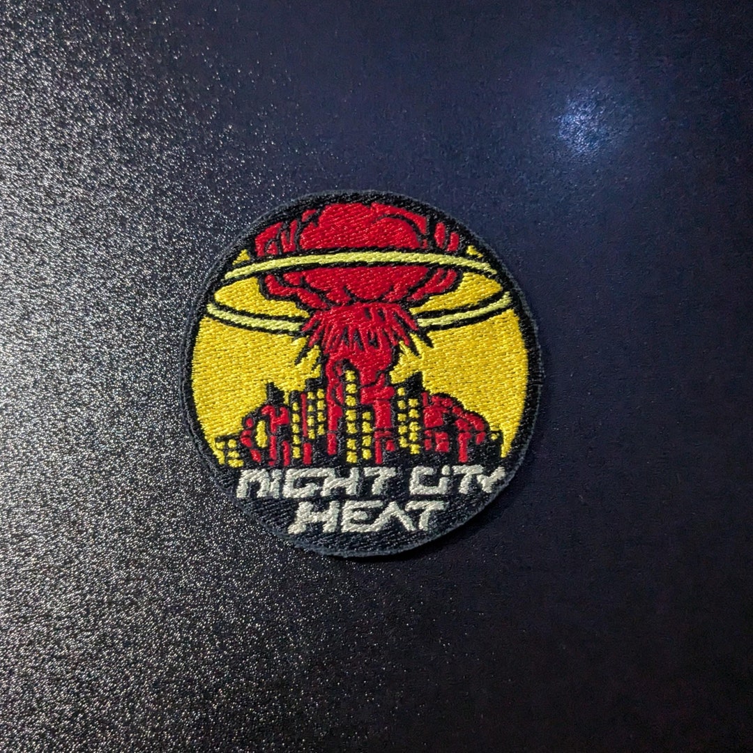 Cyberpunk 2077 Night City Heat Logo Sew on Embroidered Patch - Etsy