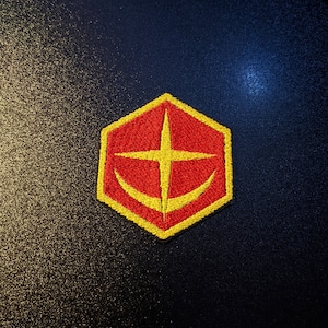 Gundam EFSF Earth Federation Space Force Logo Embroidered Sew on Patch ...