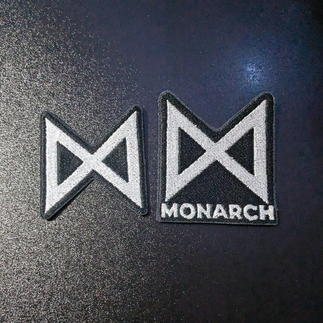 Monarch Logo Godzilla Sew on Embroidered Patch - Etsy