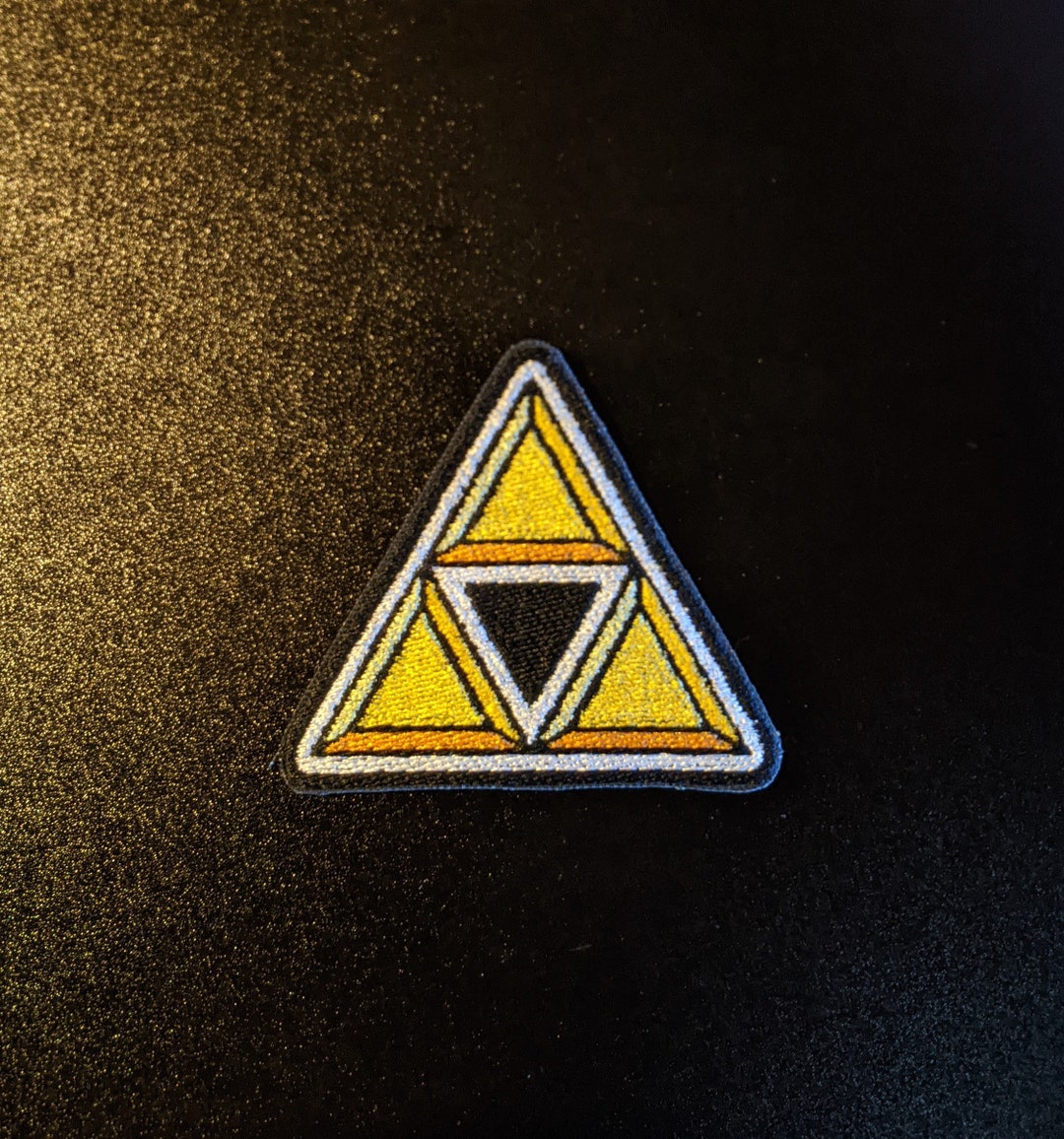 The Legend of Zelda Triforce Embroidered Sew on Patch - Etsy