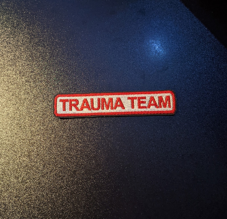 Cyberpunk 2077 Trauma Team Text Logo Sew on Embroidered Patch - Etsy