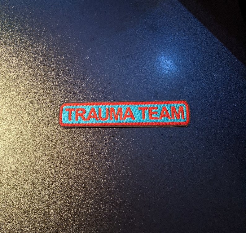 Cyberpunk 2077 Trauma Team Text Logo Sew on Embroidered Patch - Etsy