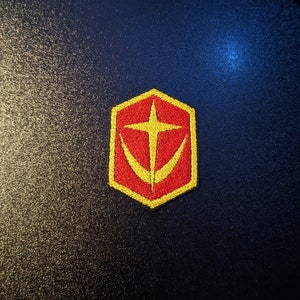 Gundam EFSF Earth Federation Space Force Logo Embroidered Sew on Patch ...