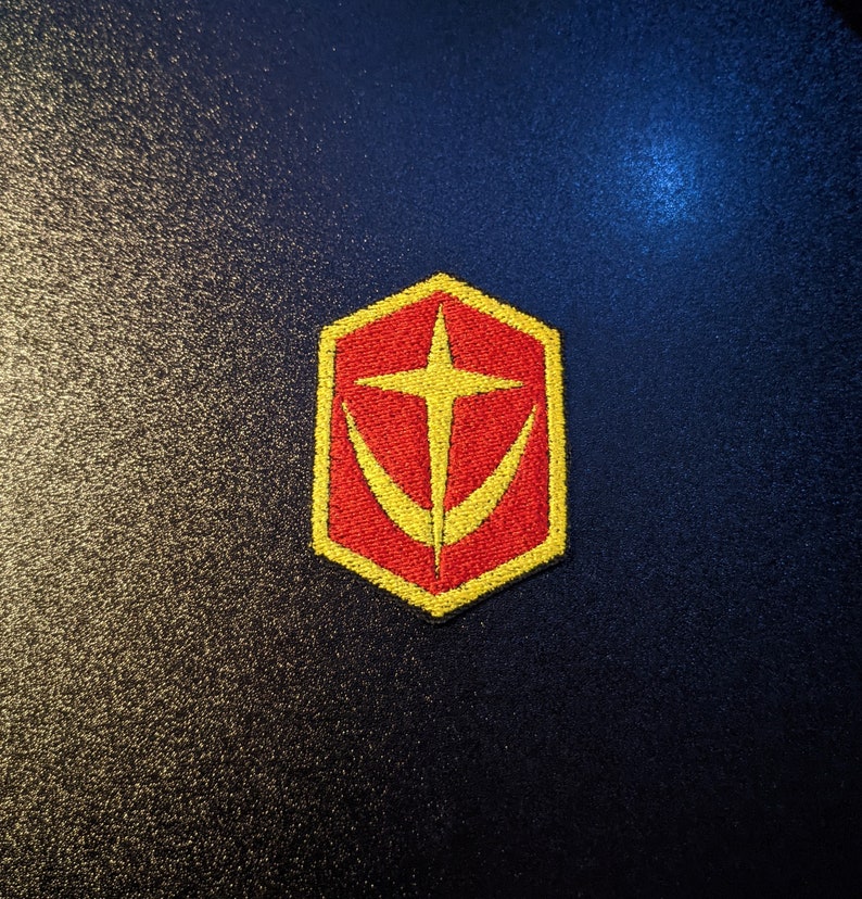 Gundam EFSF Earth Federation Space Force Logo Embroidered Sew on Patch ...