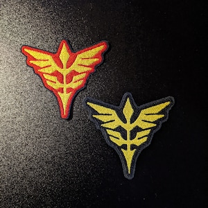 Gundam Zeon Logos Sew on Embroidered Patch - Etsy