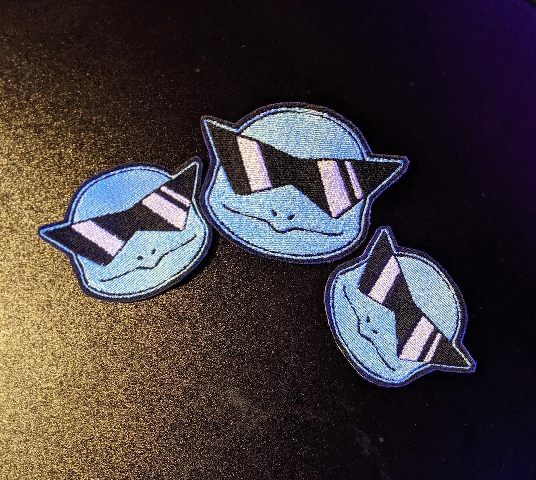 Squirtle Squad Leader Embroidered Sew on Patch Pokemon - Etsy